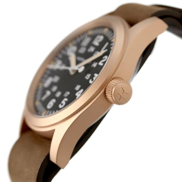 [New]Hamilton khaki field machine bronze 38mm rolling by hand mens ...