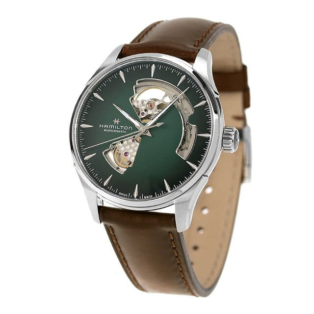 [New]Hamilton Jazz master open heart Automatic winding mens open heart ...