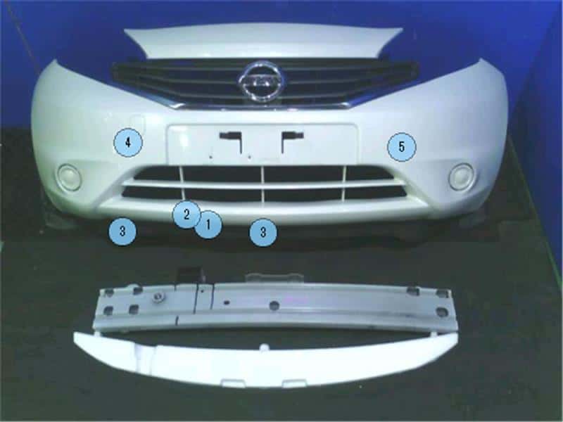 [Used]Front Bumper NISSAN Note 2013 DBA-E12 - BE FORWARD Auto Parts