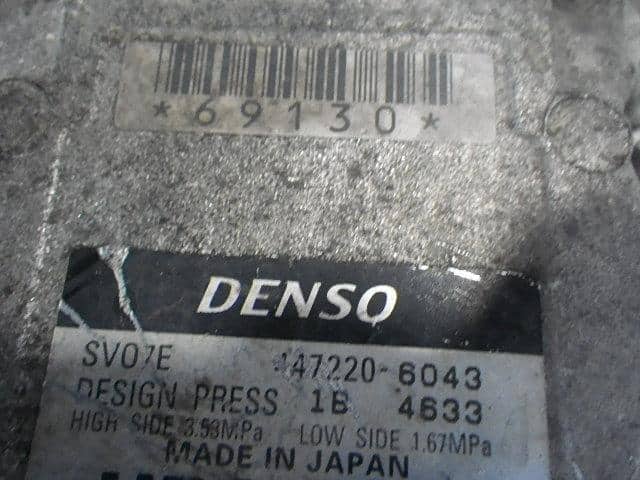 [Used]A/C Compressor SUZUKI Kei 2000 GF-HN11S 9520076G01 - BE FORWARD ...