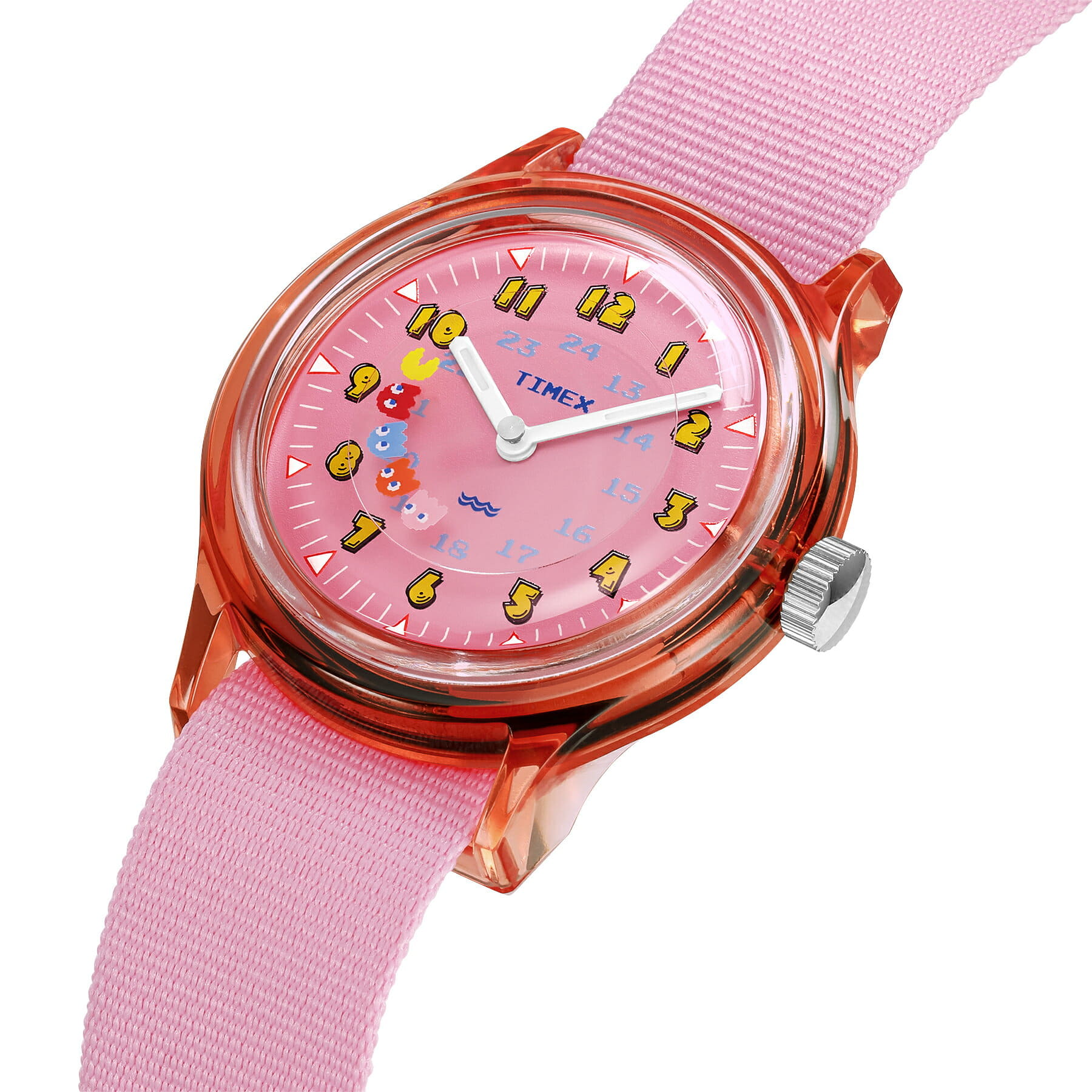 [New]TIMEX Timex PAC MAN Camper quartz unisex pink TW2V93900 clock high ...