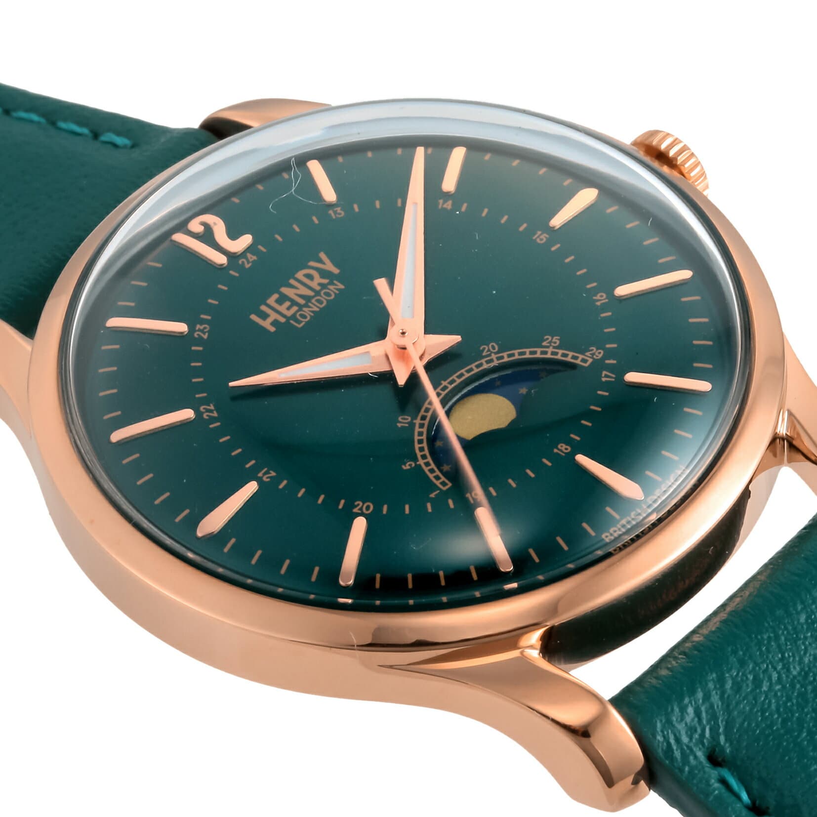 [New]HENRY LONDON Henry London STRATFORD quartz unisex green HL34-LS ...