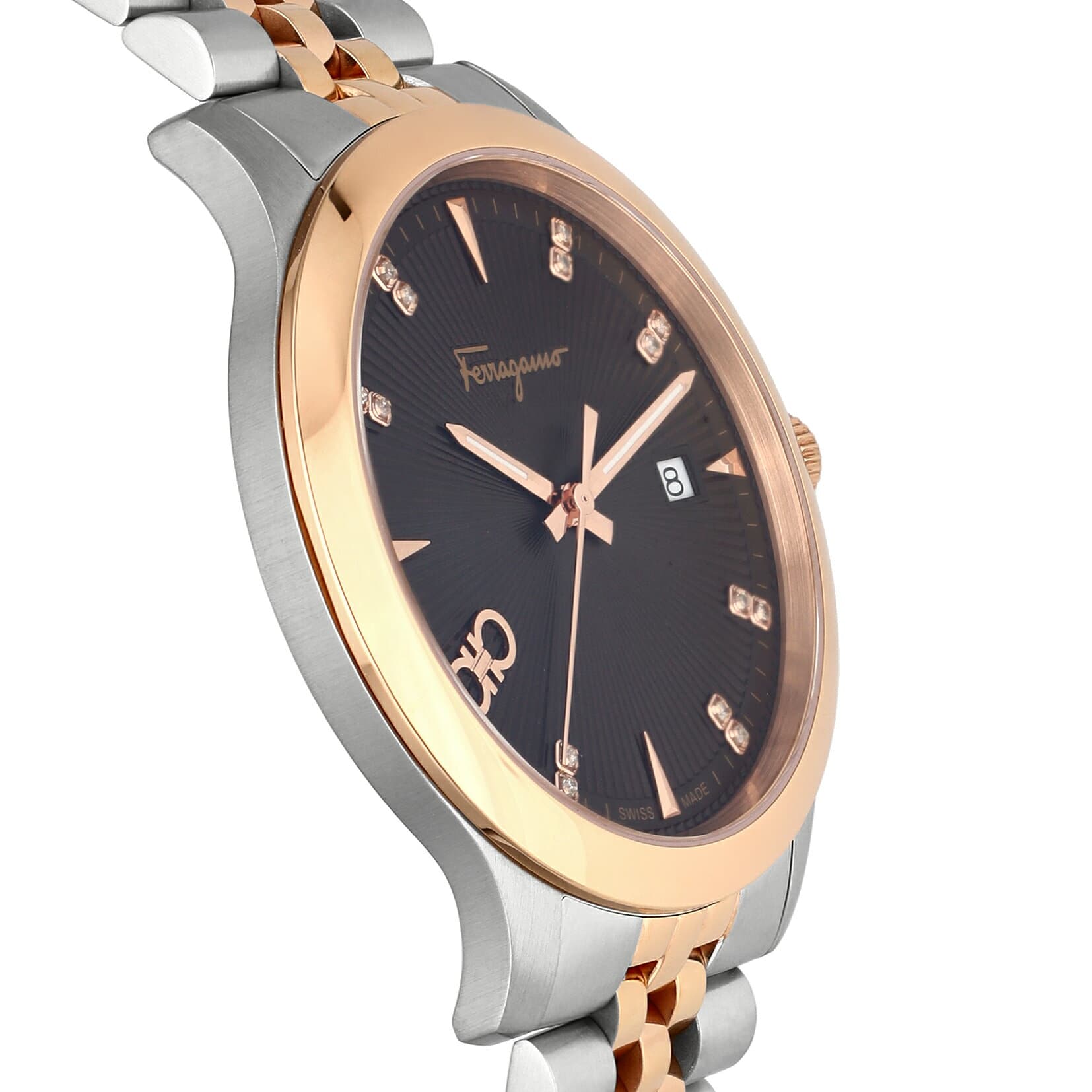 [New]Ferragamo Ferragamo Watch DUO duo quartz mens Black SFCV00419 ...