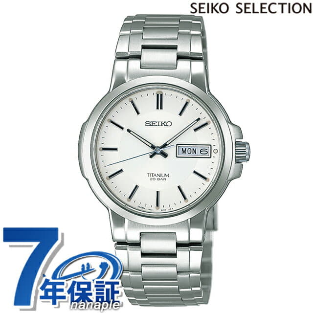 [New]P59 SEIKO selection quartz mens titanium SEIKO SELECTION SCDC055 ...