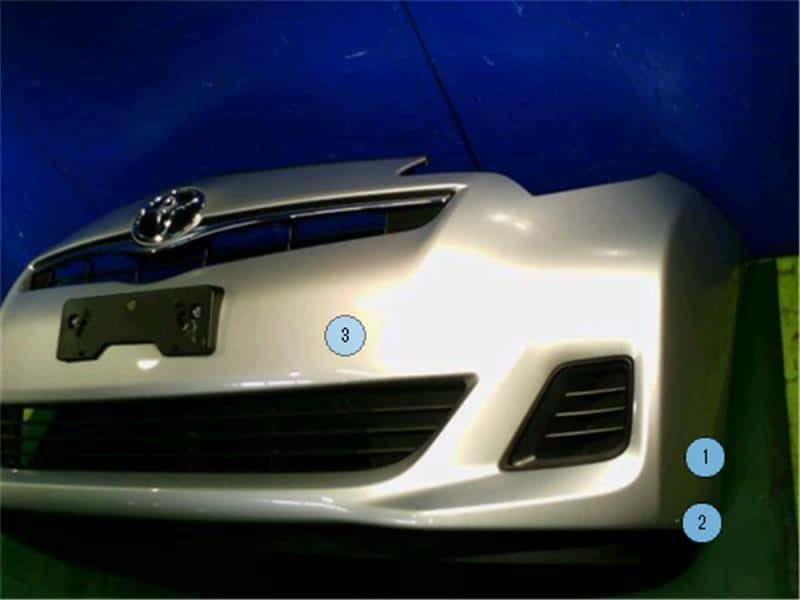 [Used]Front Bumper TOYOTA Ractis 2011 DBA-NCP120 5211952500B0 - BE ...