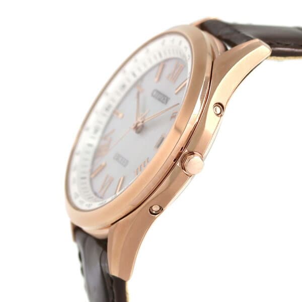[New]\ is all article Eco Drive electric wave CB1112-07W mens white ...