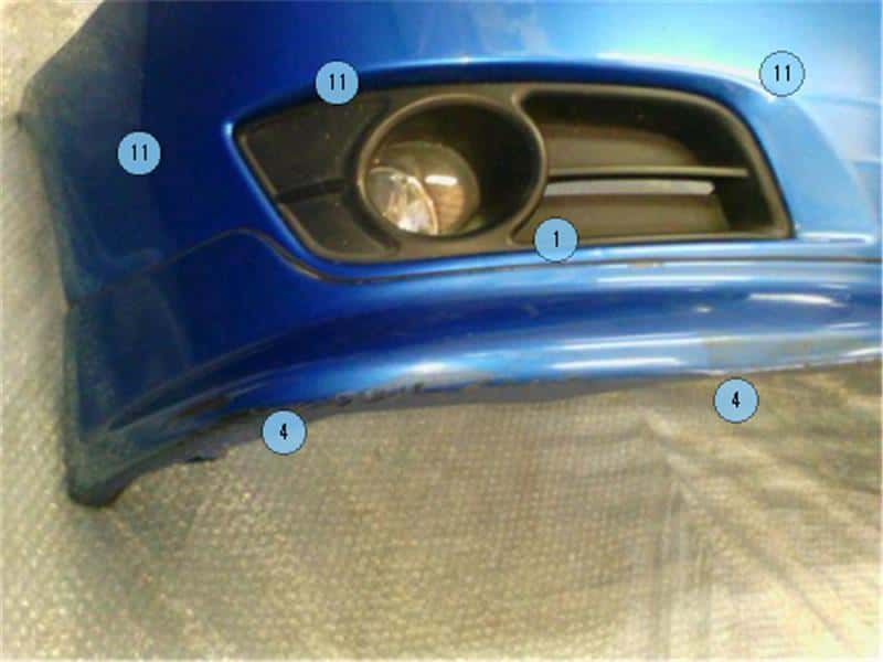 [Used]Front Bumper TOYOTA Corolla Runx 2004 CBA-ZZE122 - BE FORWARD ...