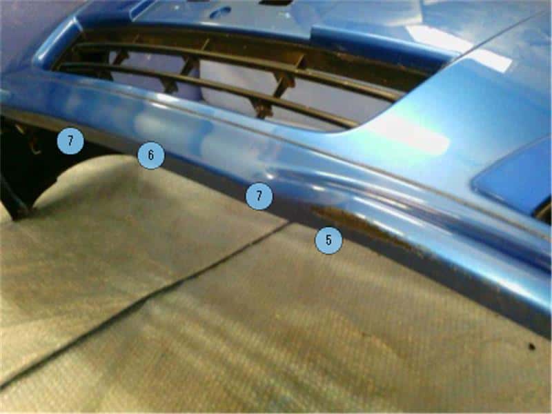 [Used]Front Bumper TOYOTA Corolla Runx 2004 CBA-ZZE122 - BE FORWARD ...