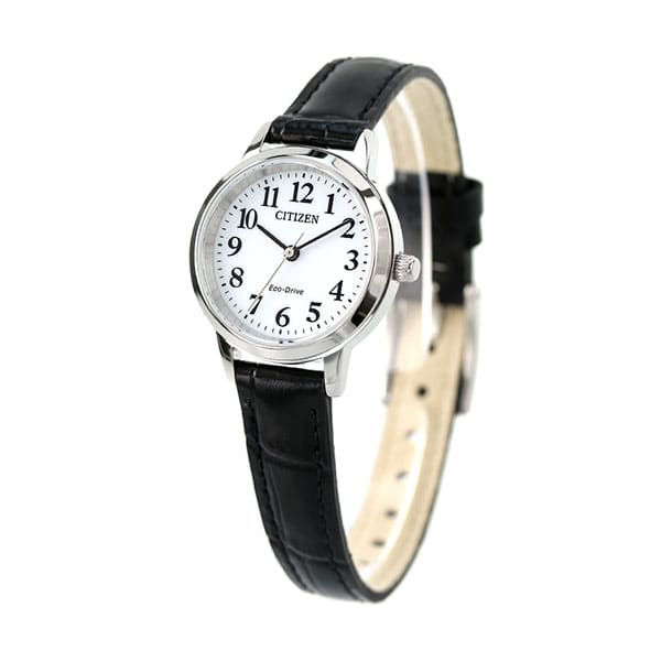 [New]CITIZEN Eco Drive solar Ladies EM0930-15A Citizen white X Black ...