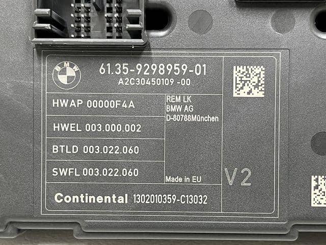 [Used]Control Unit BMW 3 Series 2013 LDA-3D20 61359499001 - BE FORWARD ...