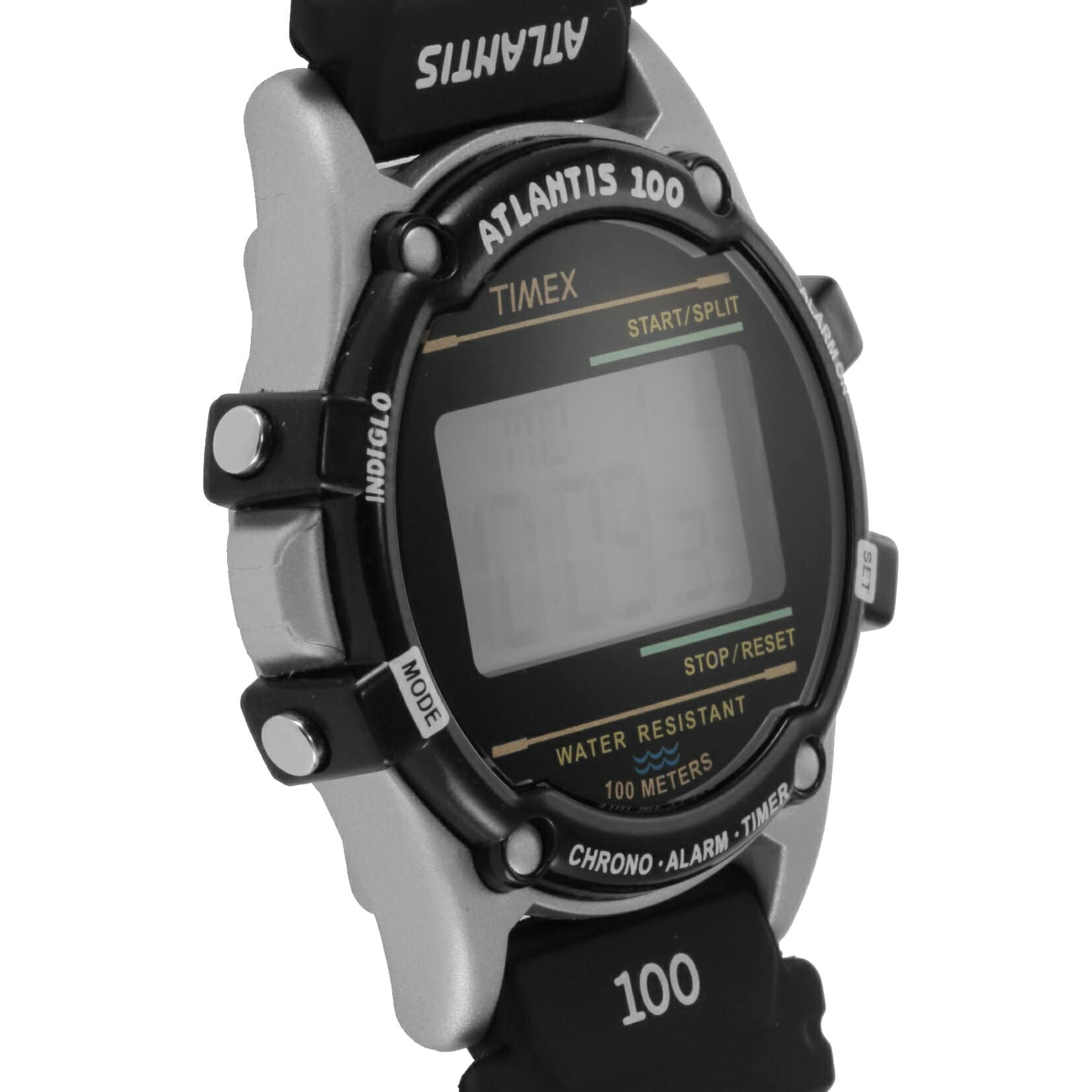 [New]TIMEX Timex Atlantis 100 quartz unisex Black TW2U31000 clock high ...