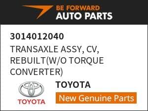 [New]TRANSAXLE ASSY, CV, REBUILT(W/O TORQUE CONVERTER) TOYOTA ...