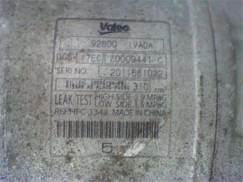[Used]A/C Compressor NISSAN Serena 2012 DBA-FC26 - BE FORWARD Auto Parts