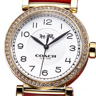[New]500 Coach clock COACH Ladies madison Silver X Gold 14502400 - BE ...