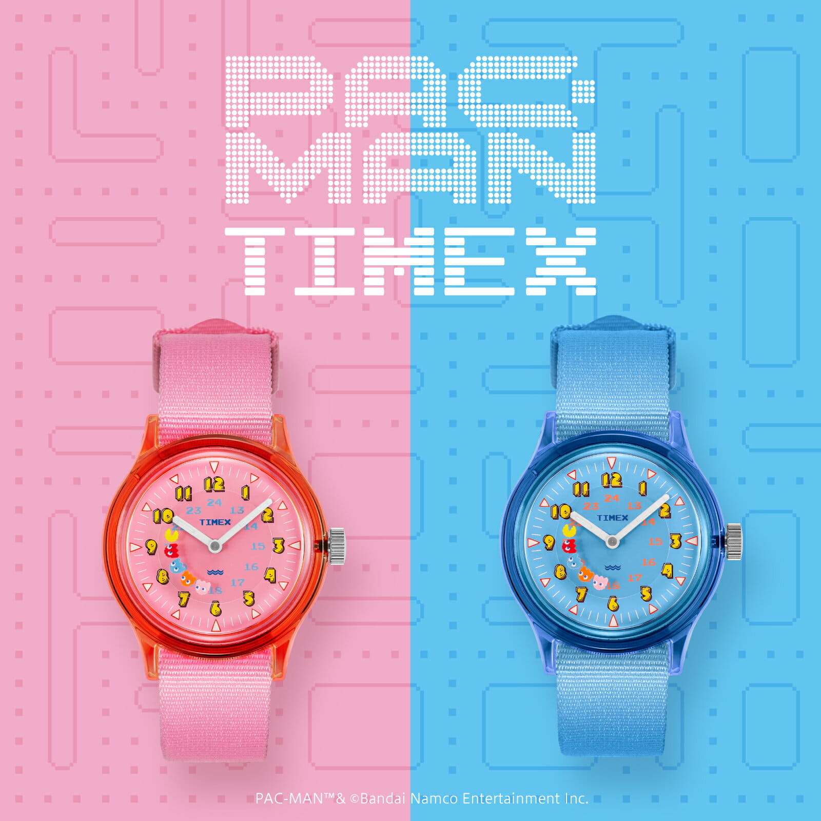 [New]TIMEX Timex PAC MAN Camper quartz unisex pink TW2V93900 clock high ...