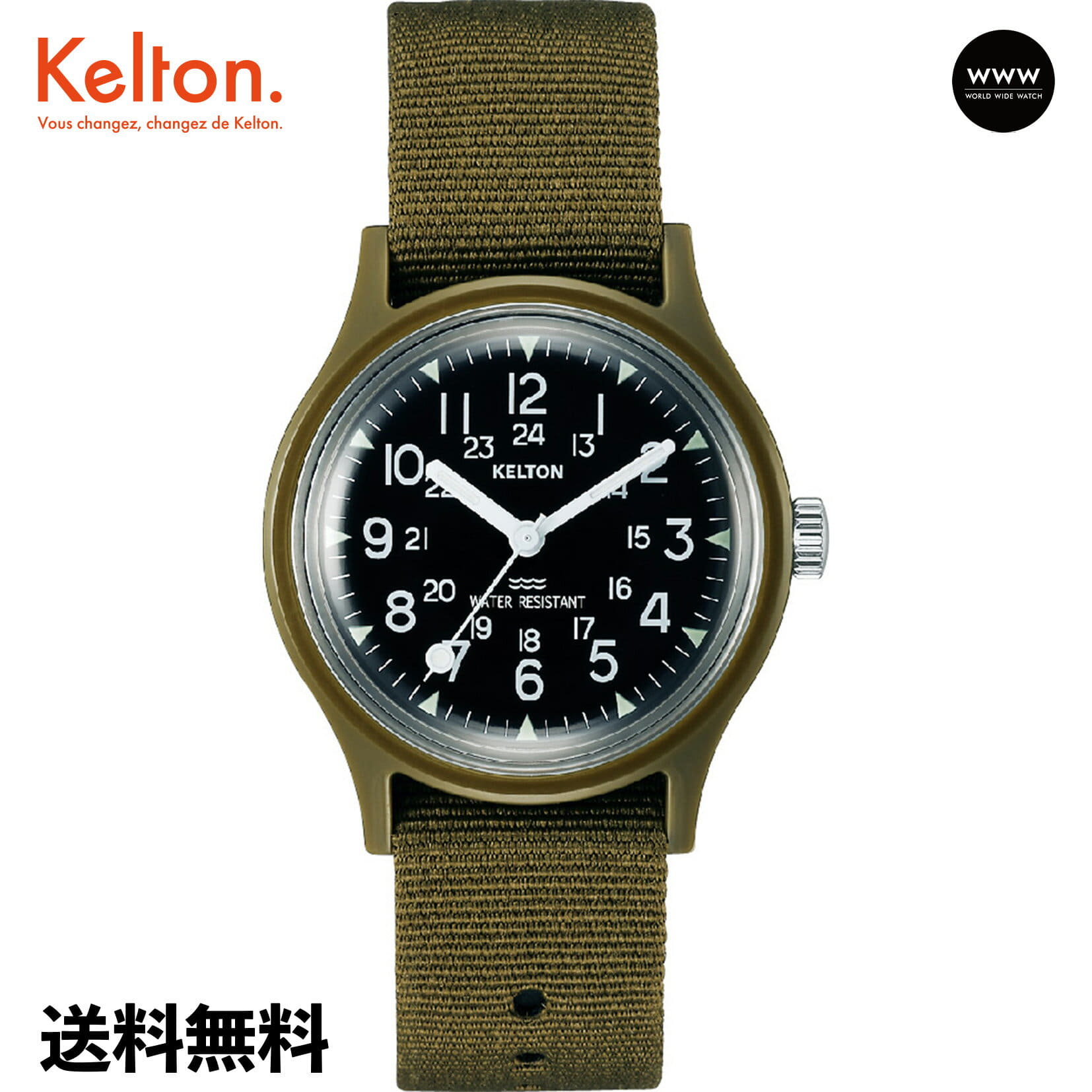 [New]KELTON KEL ton rolling by hand unisex Black 9123242J clock high ...