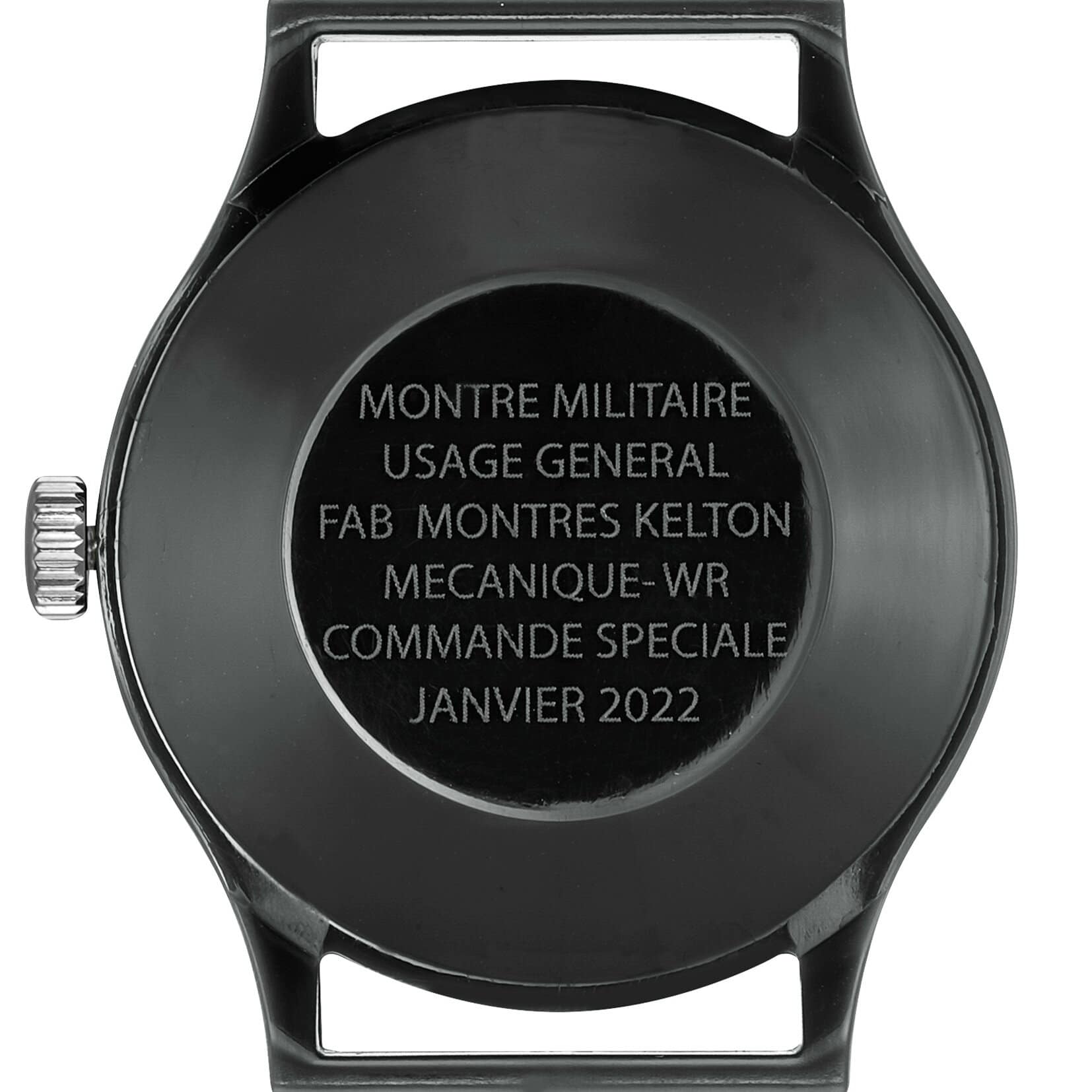 [New]KELTON KEL ton rolling by hand unisex Black 9123222J clock high ...