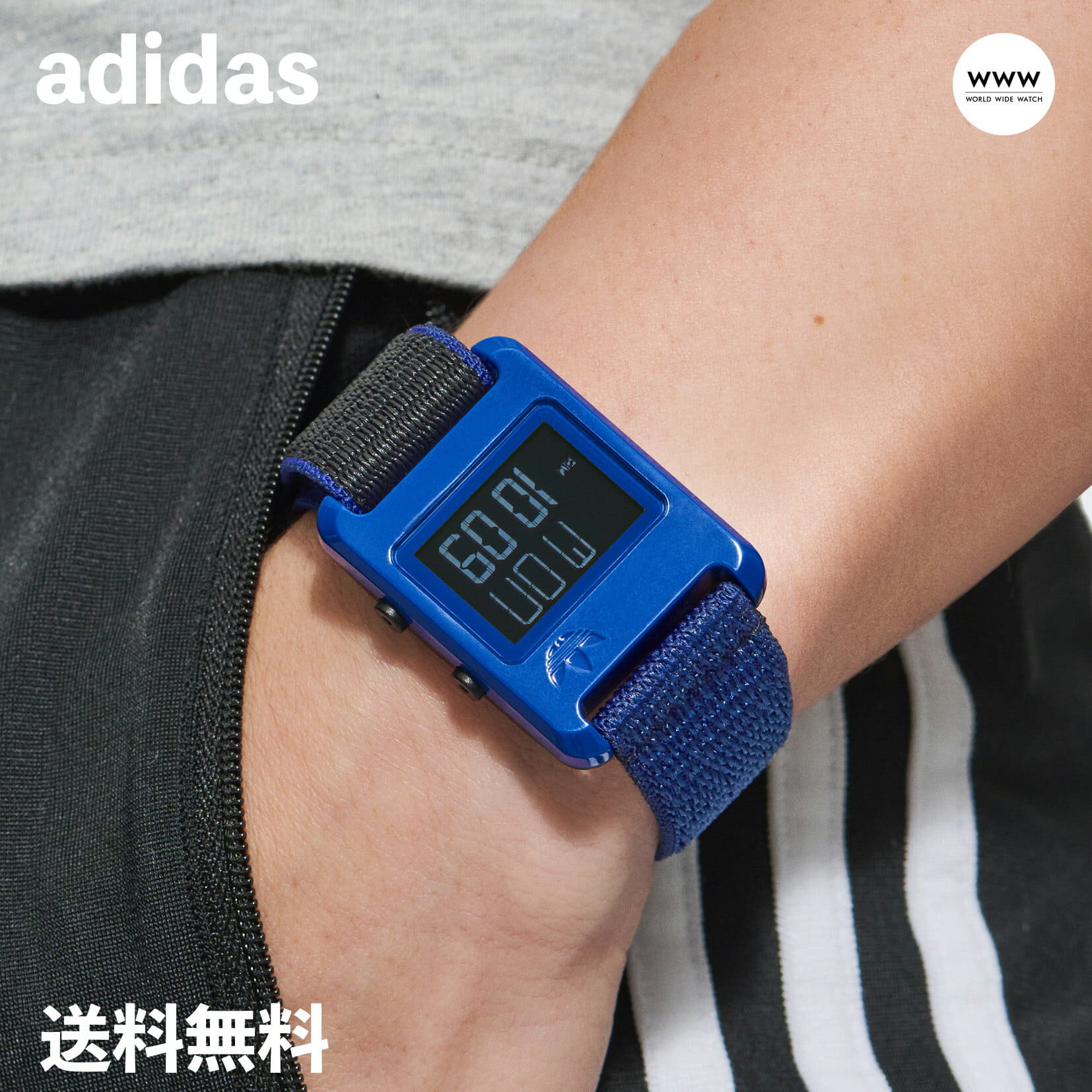 [New]adidas Adidas RETRO POP DIGITAL quartz unisex digital AOST23066 ...