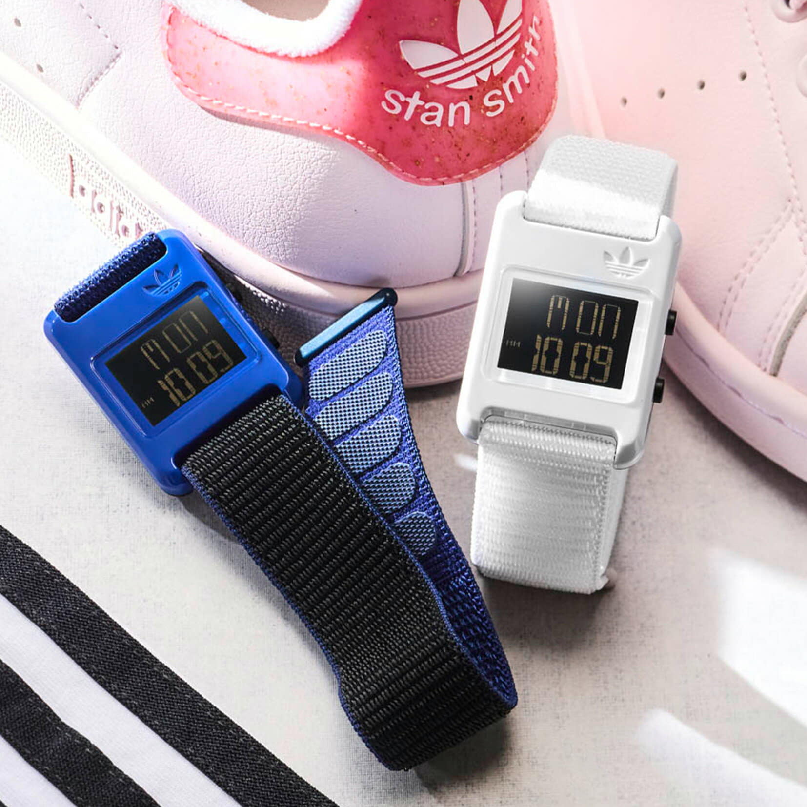 [New]adidas Adidas RETRO POP DIGITAL quartz unisex digital AOST23066 ...