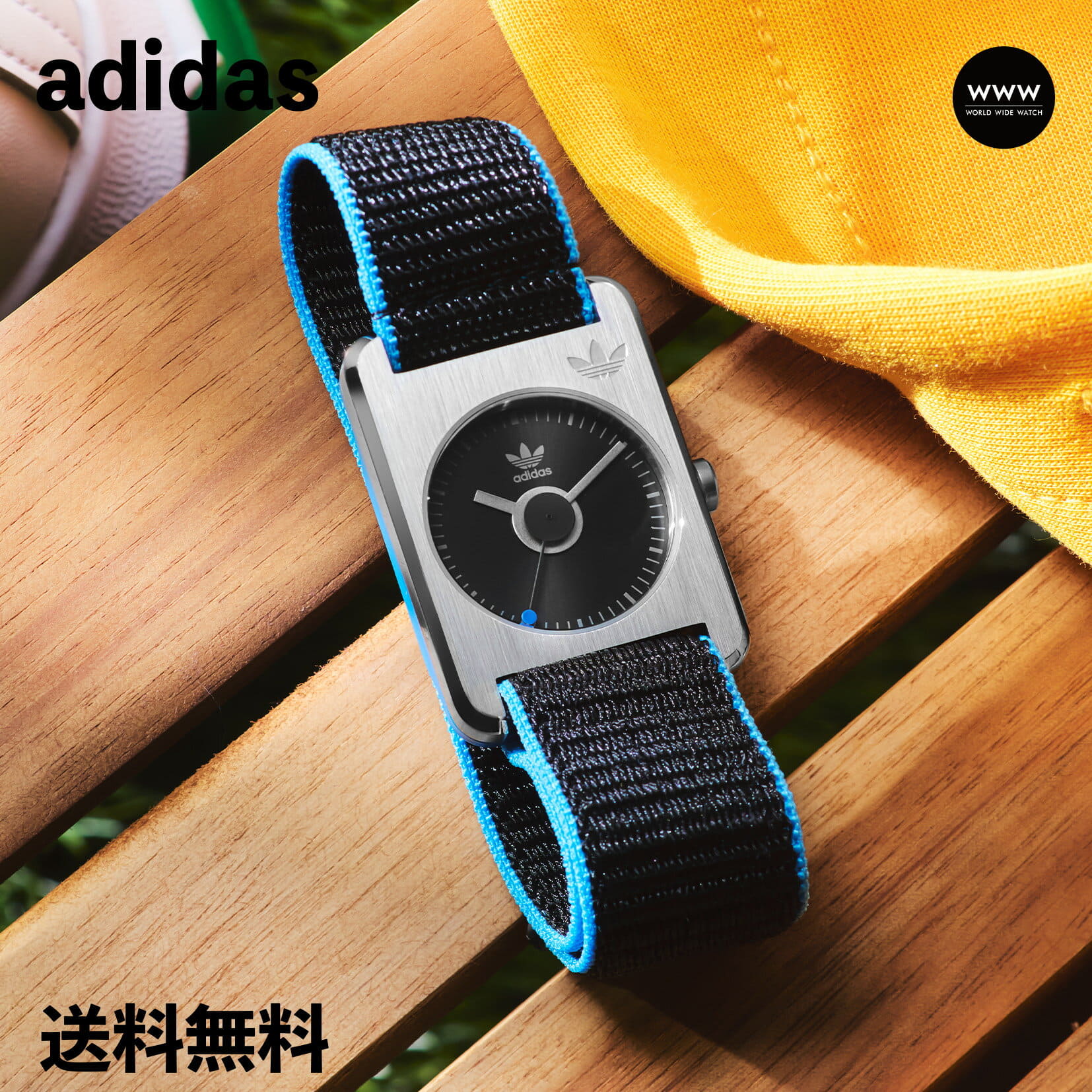 [New]adidas Adidas RETRO POP ONE quartz unisex Black AOST22534 clock ...