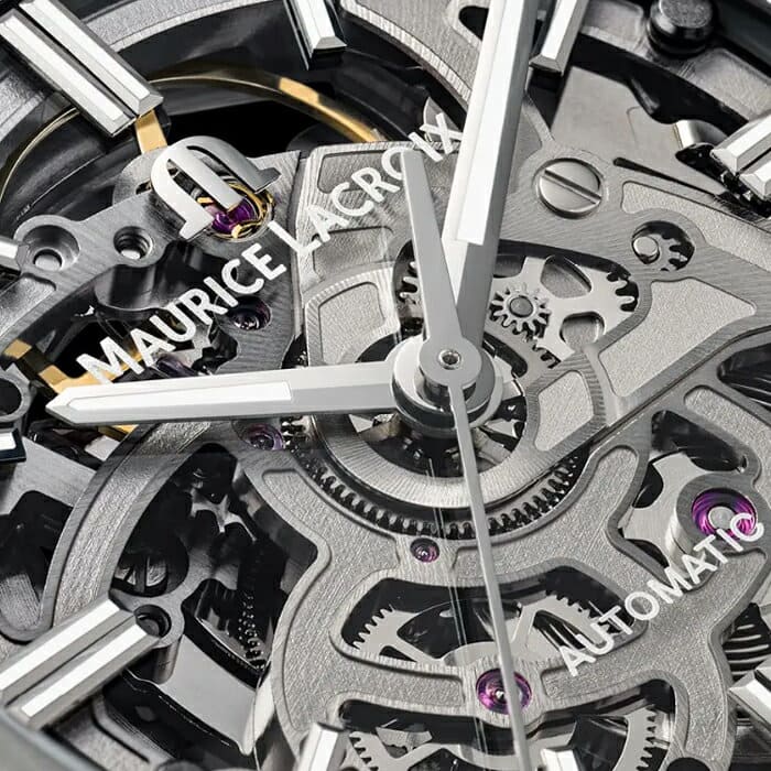 [New]MAURICE LACROIX Morris Lacroix icon skeleton self-winding watch ...