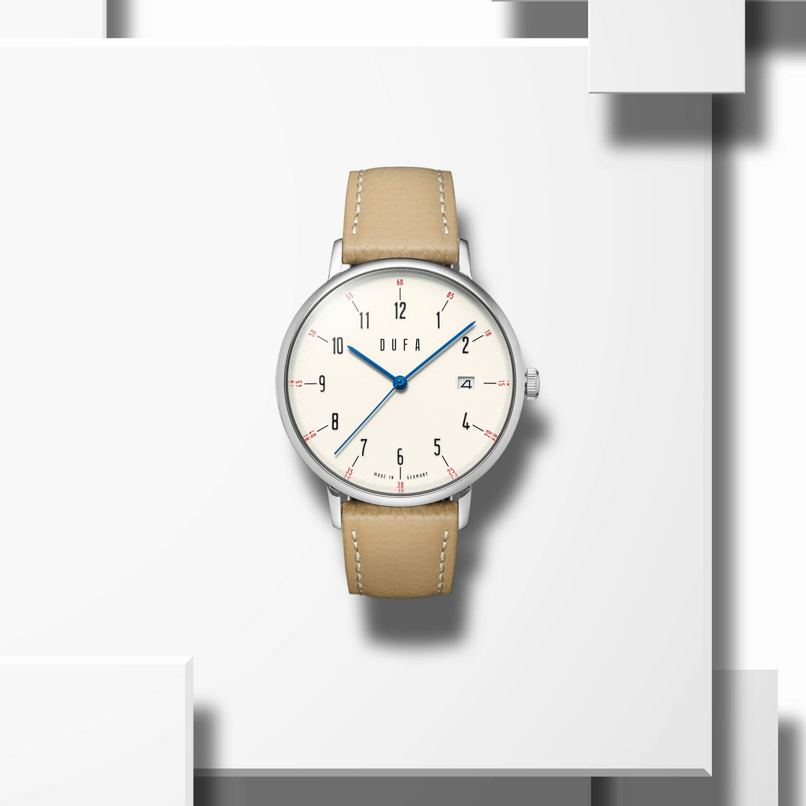 [New]DUFA duffa BREUER self-winding watch unisex beige DF-9011-0B clock high quality - BE ...