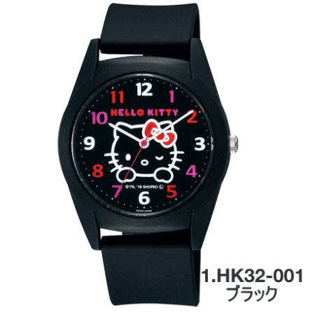 [New][5855] ☆Use of 3 Citizen CITIZEN Q&Q HELLO KITTY Hello Kitty HK32 ...