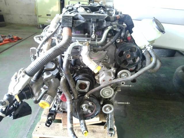 [Used]1GD-FTV Engine TOYOTA Hiace 2018 QDF-GDH206V 大型商品 1900011B10 - BE ...