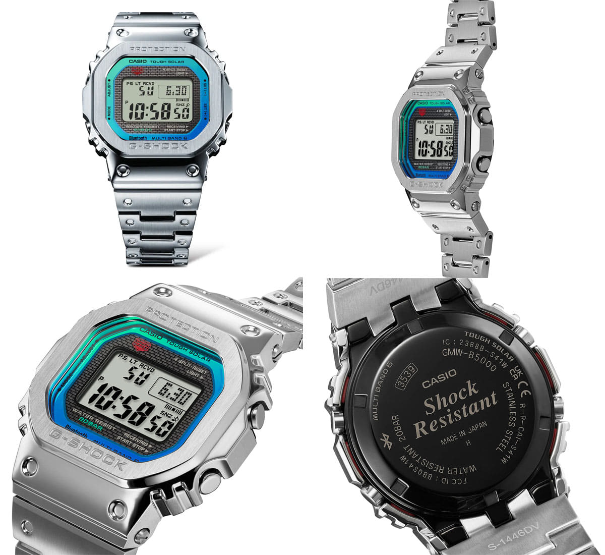 [New]CASIO G-SHOCK GMW-B5000PC-1JF Casio FULL METAL full metal Electric ...