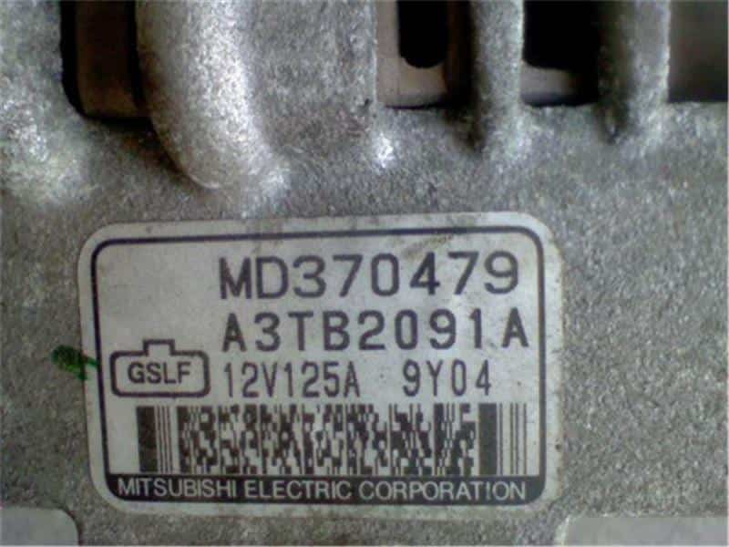 [Used]Alternator MITSUBISHI Pajero 1999 GH-V65W MD370479 - BE FORWARD ...