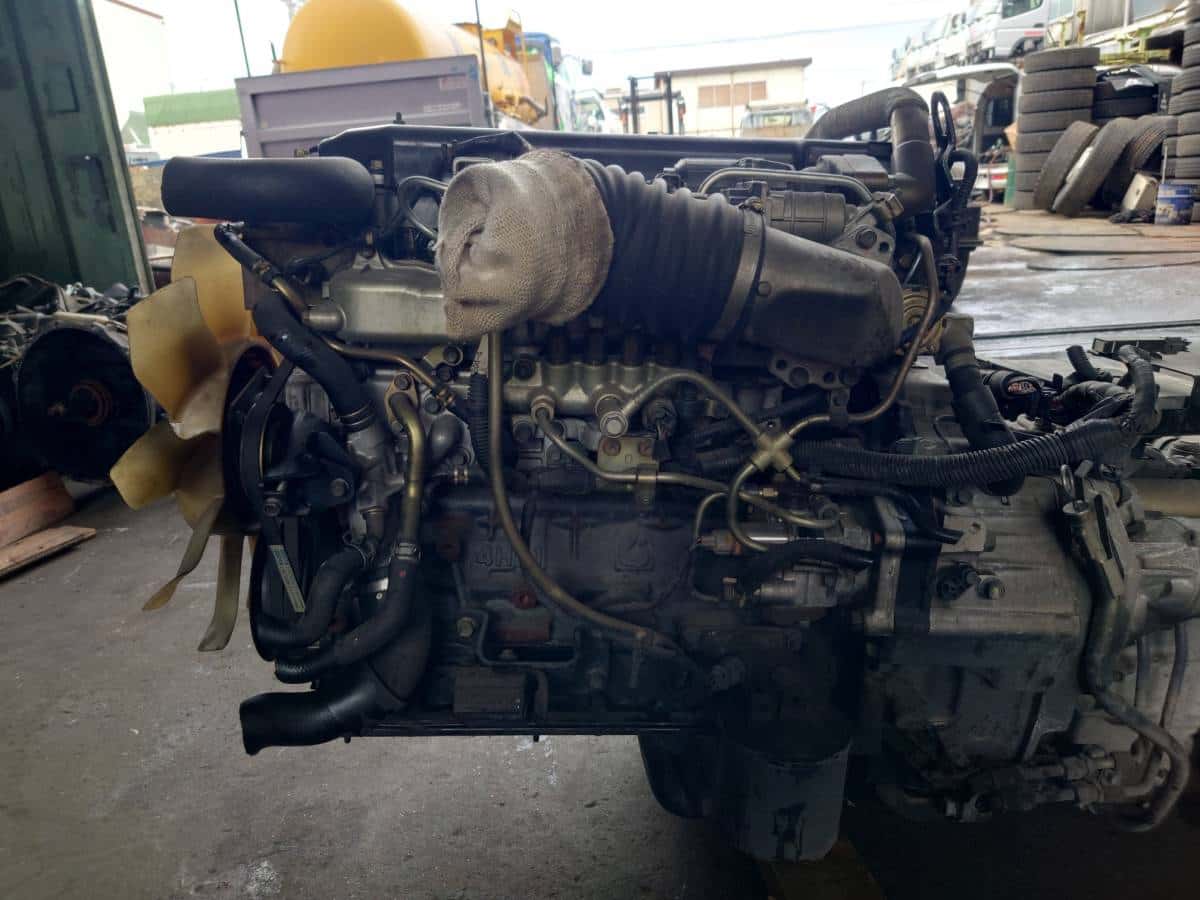 [Used]4HL1-1 Engine Isuzu elf September, 2004 PB-NKR81A best output 96 ...