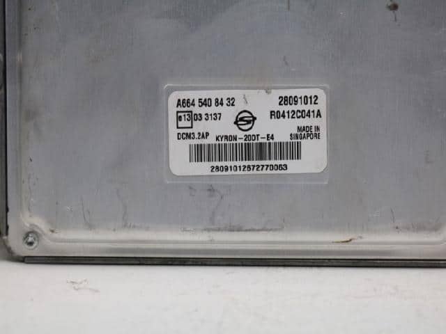 [Used]Engine Control Unit / ECU Ssangyong Kyron 2008 A664 540 84 32 ...