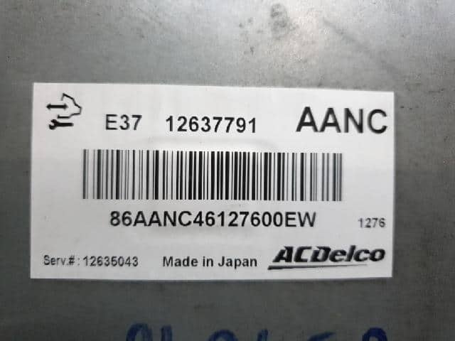 [Used]Transmission Computer GM Daewoo CHEVROLET Orlando 2012 12637791 ...