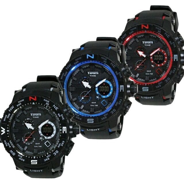 [New][CREPHA] Cleffer T-SPORTS watch TS-AD096-BK TS-AD096-BL TS-AD096 ...