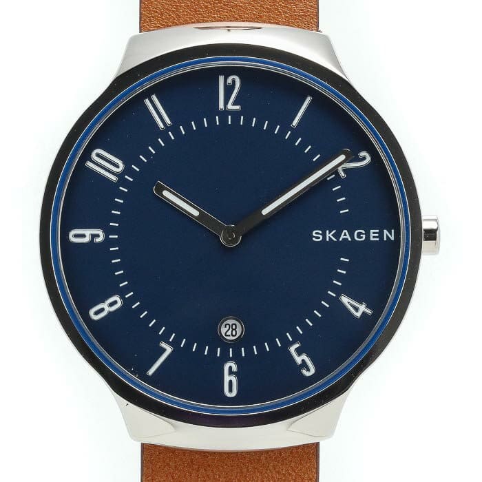 [New]SKAGEN SKAGEN gurenensurimu SKW6457 mens Navy stainless steel ...