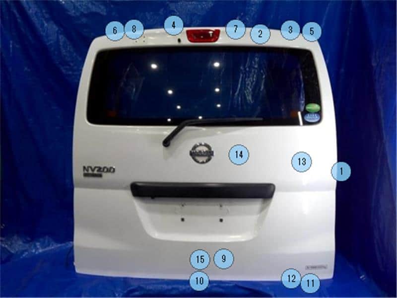 [Used]Back Door Assembly NISSAN Nv200 vanette 2013 DBF-VM20 - BE ...