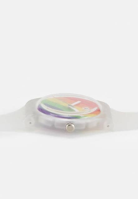 [New]Swatch Swatch STRIPE FIERCE UNISEX - Watch - white/multi-coloured ...