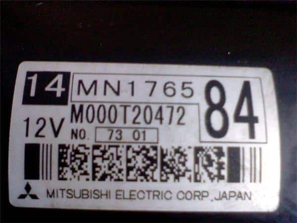 [Used]Starter MITSUBISHI Pajero 2007 CBA-V87W MN176584 - BE FORWARD ...