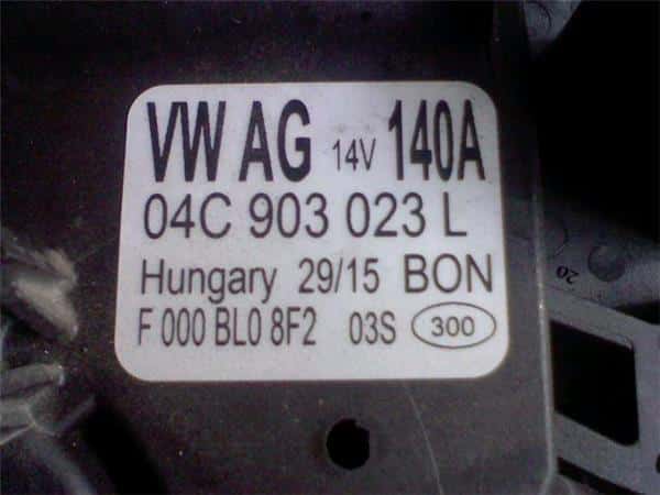 [Used]Alternator AUDI Audi a3 2015 DBA-8VCXS 04C903023L - BE FORWARD ...