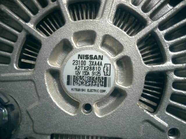 [Used]Alternator NISSAN Nv350 caravan 2016 CBF-CS4E26 231003XA1A - BE ...
