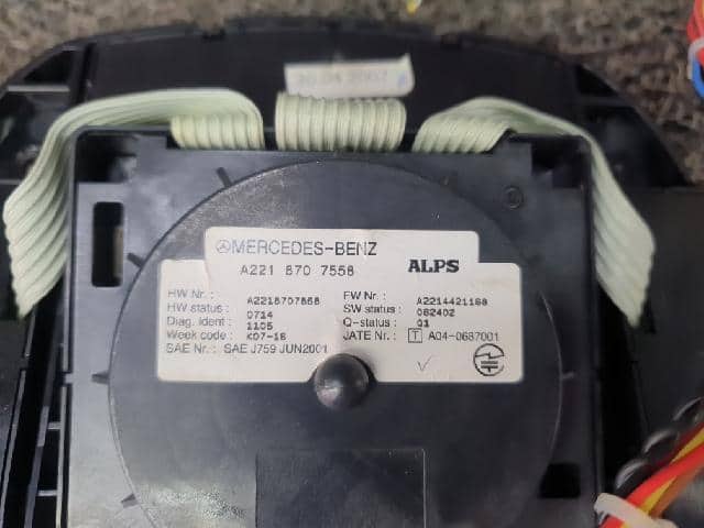 [Used]Dashboard MERCEDES-BENZ 2009 A2218707558 - BE FORWARD Auto Parts