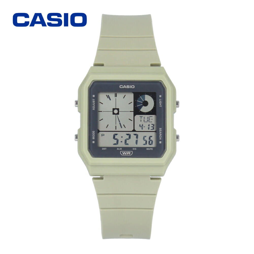 [New]CASIO Casio Casio standard clock unisex mens Ladies quartz digital resin khaki gray LF-20W ...