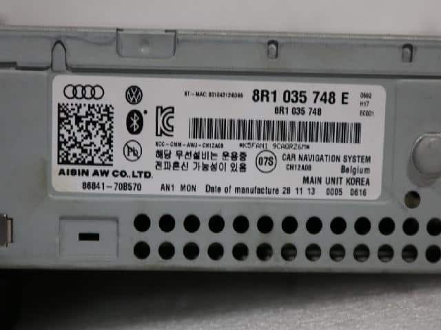 [Used]Audio Player AUDI 2014 8R1 035 748 E - BE FORWARD Auto Parts