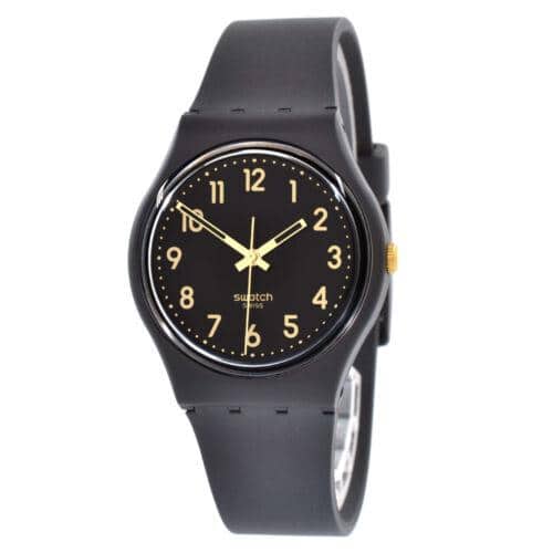 [New]Swatch Swatch Unisex Watch Classic Golden Tac Swiss Quartz Black ...