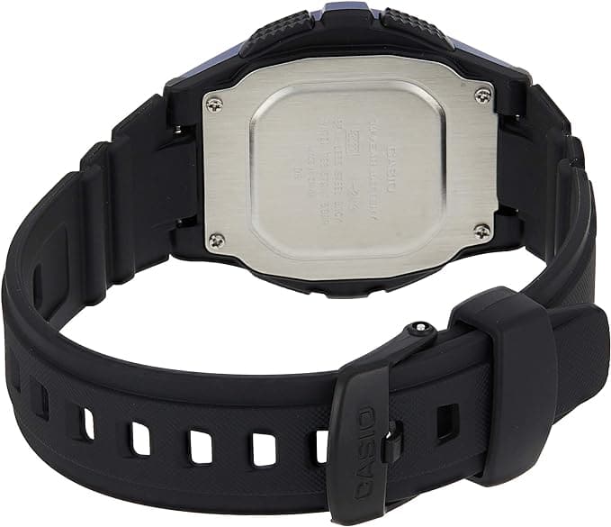 [New]CASIO Casio EAW-W-213-2AV Black blue wristwatch mens Ladies - BE ...