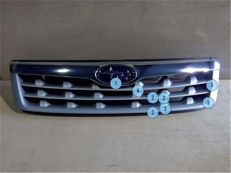 [Used]Radiator Grille SUBARU Forester 2011 DBA-SHJ 91121SC040 - BE ...