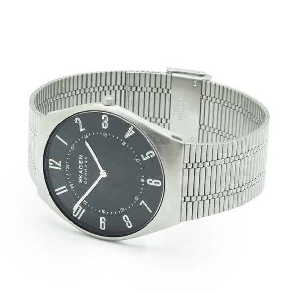 [New]SKAGEN SKW6828 SKAGEN GRENEN ULTRA SLIM mens Silver mesh - BE ...