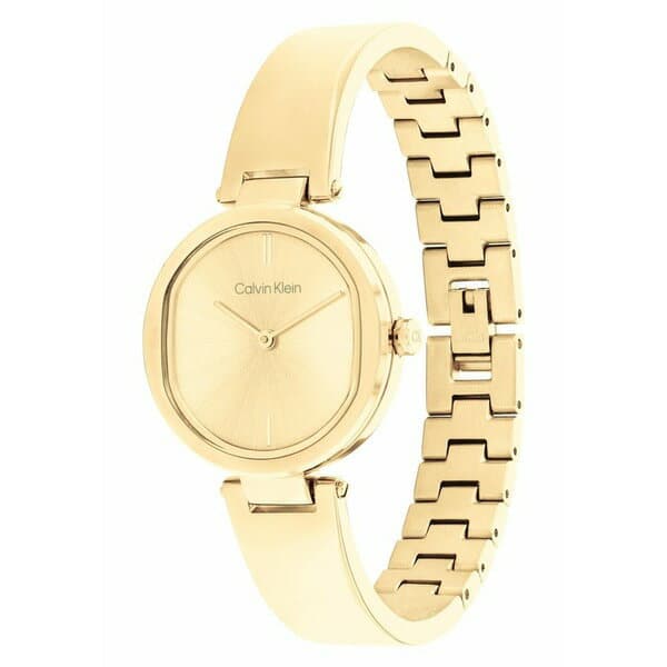 [New]Calvin Klein Ladies SCULPTURAL - Watch - gold-coloured - BE ...