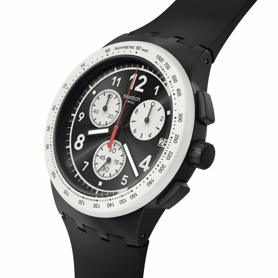 [New]Swatch Swatch NOTHING BASIC ABOUT BLACK no strikes and no balls ...