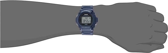 [New]CASIO Casio W-219H-2AVCF blue wristwatch mens Ladies - BE FORWARD ...